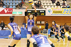 2013/14 V・チャレンジリーグ 試合結果詳細 (第11戦 KUROBEアクアフェアリーズ戦）| PFUブルーキャッツ